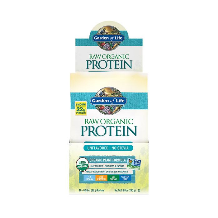 Buy Garden of Life Raw Organic Protein Unflavored 10 CNT Tray | Life ...