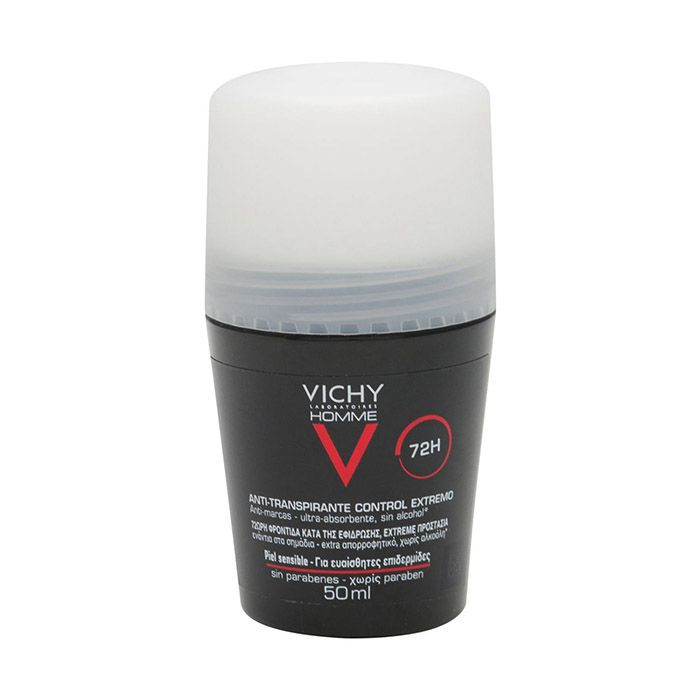 Buy Vichy Deodorant Roll On Extra Strength Men 50 ml | Life Pharmacy